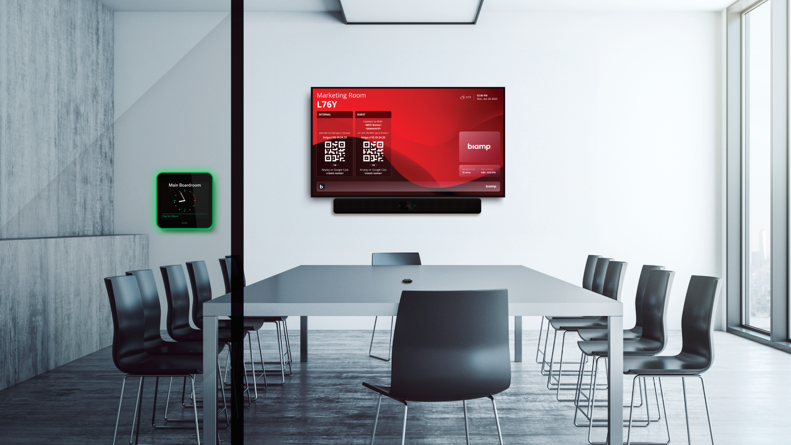 Evoko Liso Room Manager – Biamp